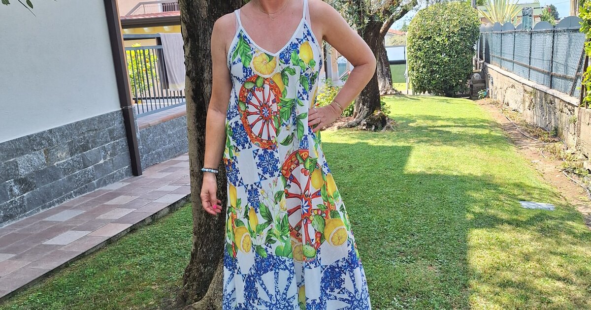 Kleedje colors lemon | Diva Fashion