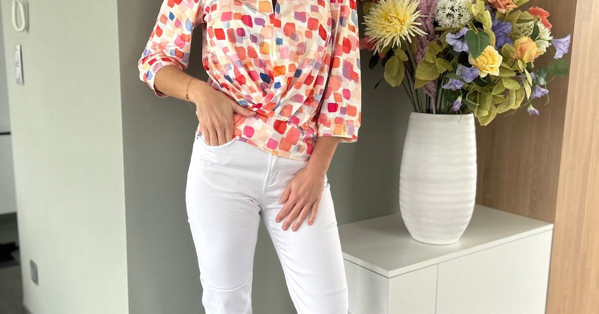 Witte broek | Diva Fashion