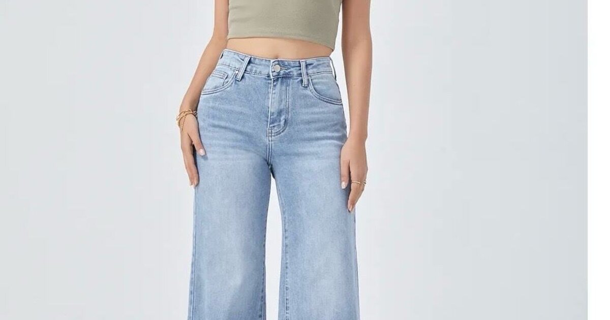 Wide leg jeans "topper" | Diva Fashion