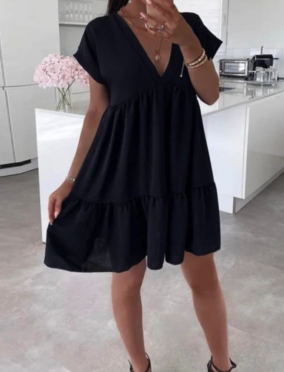 Kleedje in zwart | Diva Fashion